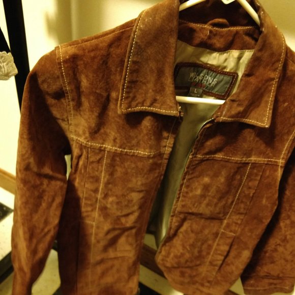 Wilsons Leather | Jackets & Coats | Wilson Suede Womens Jacket Large ...